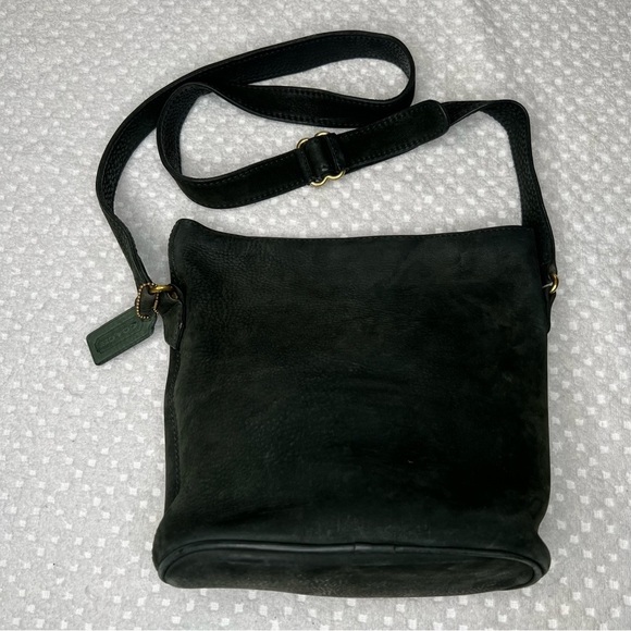 Coach | Bags | Coach Bucket Sonoma Nubuck Green Suede Crossbody | Poshmark